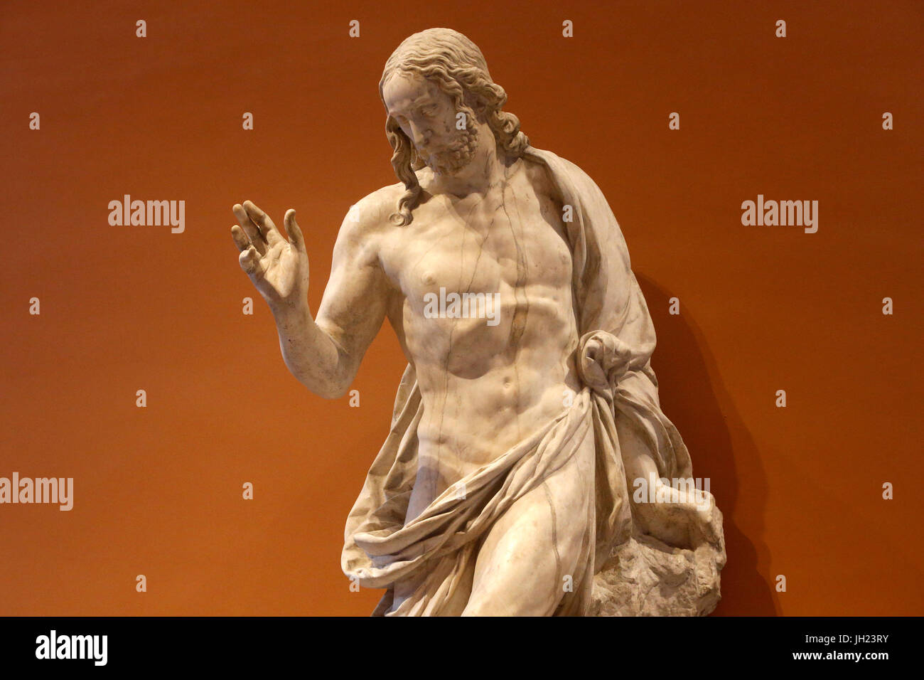 Louvre museum. The Resurrection. Marble. Germain Pilon. 16th century ...