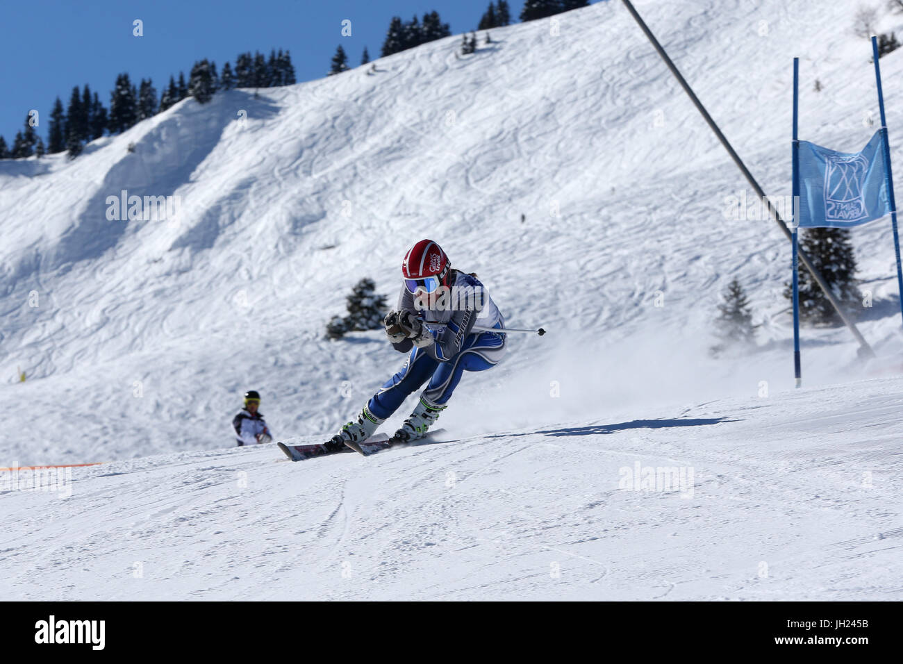 Ski gate slalom hi-res stock photography and images - Alamy