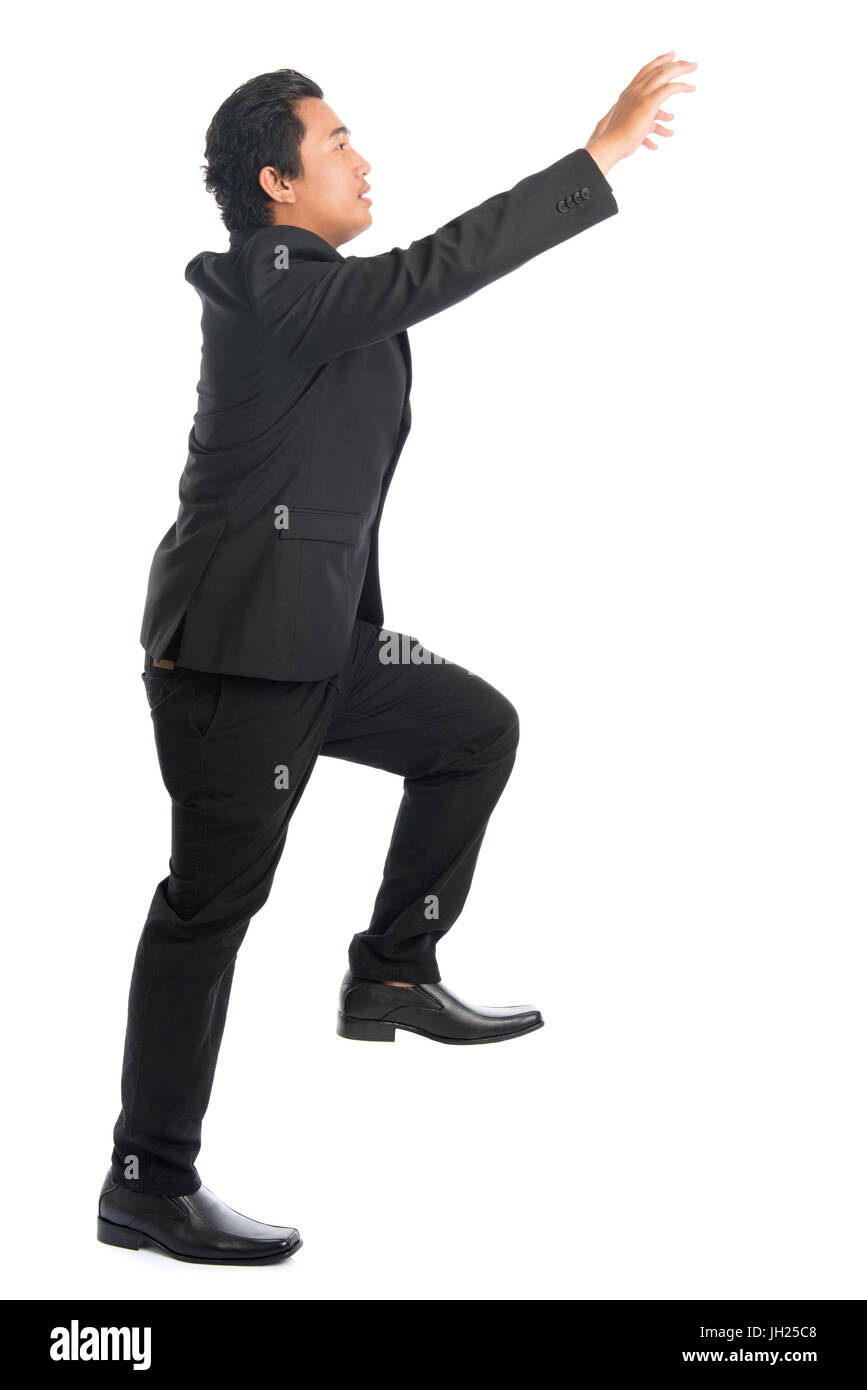 People stairs side view Cut Out Stock Images & Pictures - Alamy