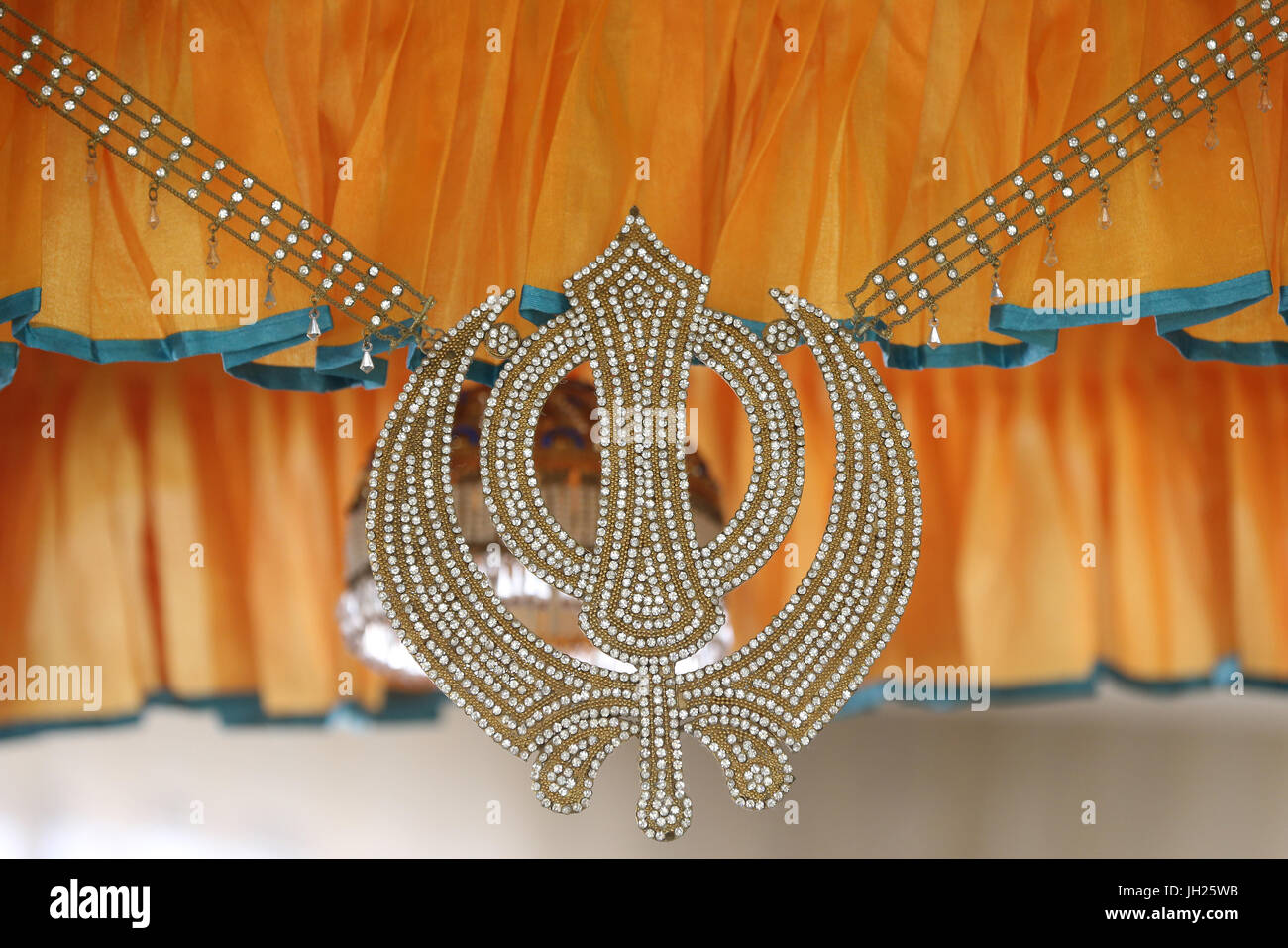 Gurdwara Sahib Silat Road ( Silat Road Sikh Temple ). Khanda (Sikh ...