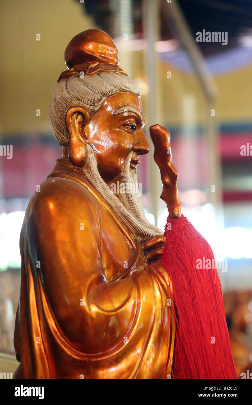Lian Shan Shuang Lin Monastery. Taoist detity. Singapore Stock Photo ...