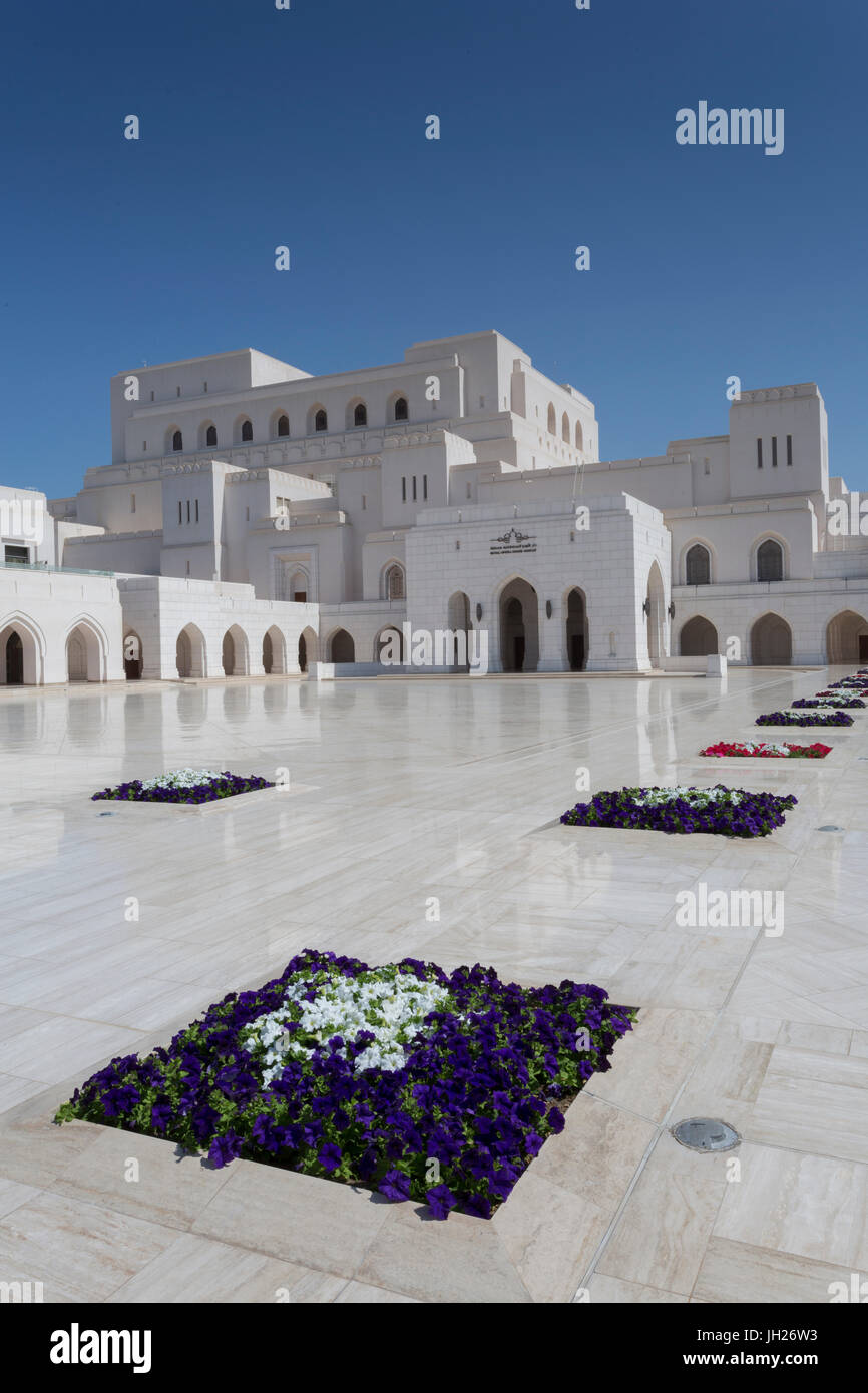 External view of Muscat Opera House, Muscat, Oman, Middle East Stock ...