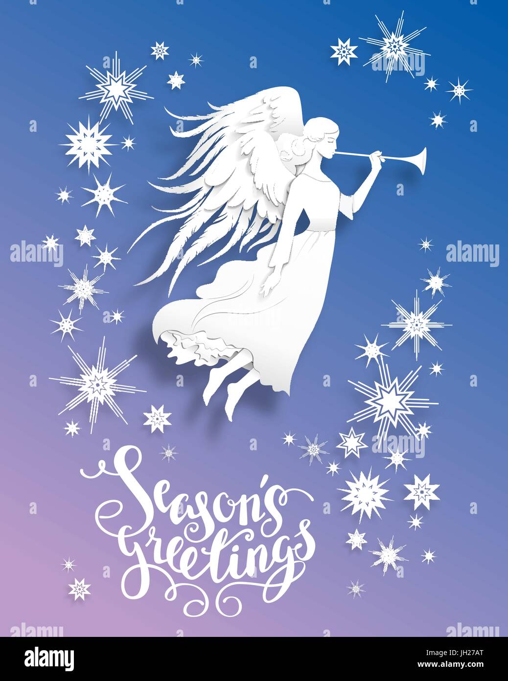 Angel white background hi-res stock photography and images - Alamy