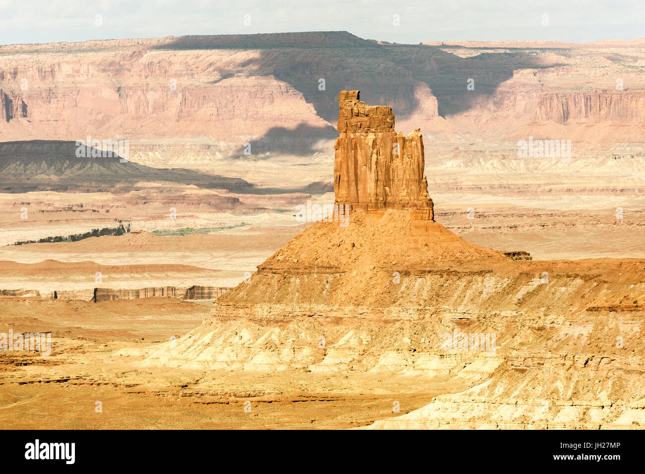 Rock formation, Green River Overlook, Canyonlands National Park, Moab ...