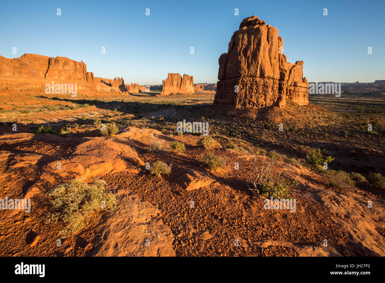 Landscape from La Sal Mountains Viewpoint, Arches National Park, Moab ...