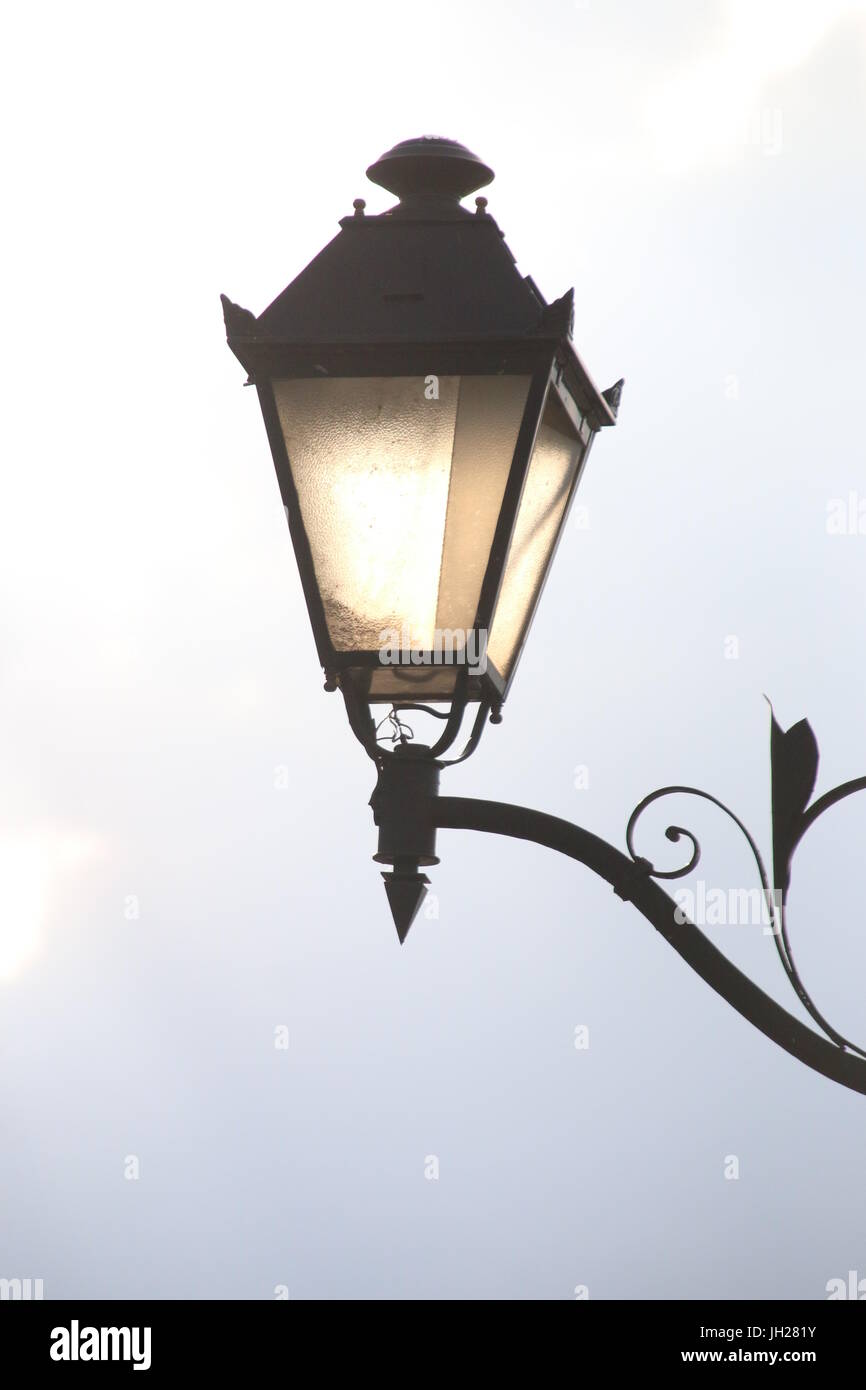 Retro street lamp Stock Photo - Alamy