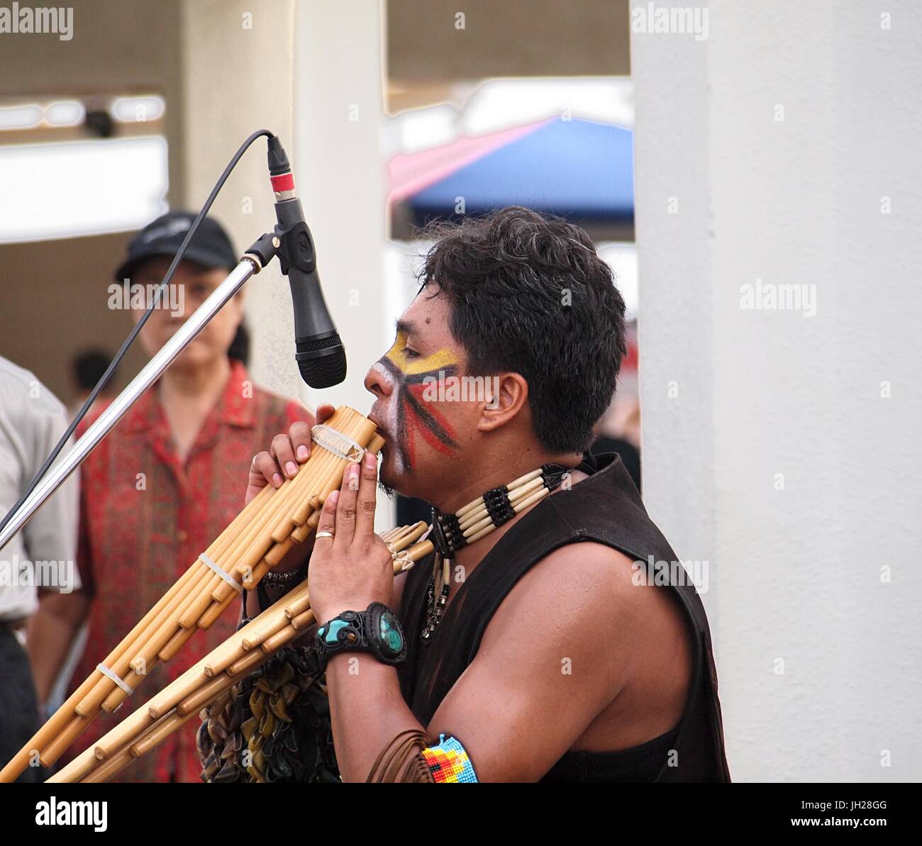 South american wooden flute hi-res stock photography and images - Alamy