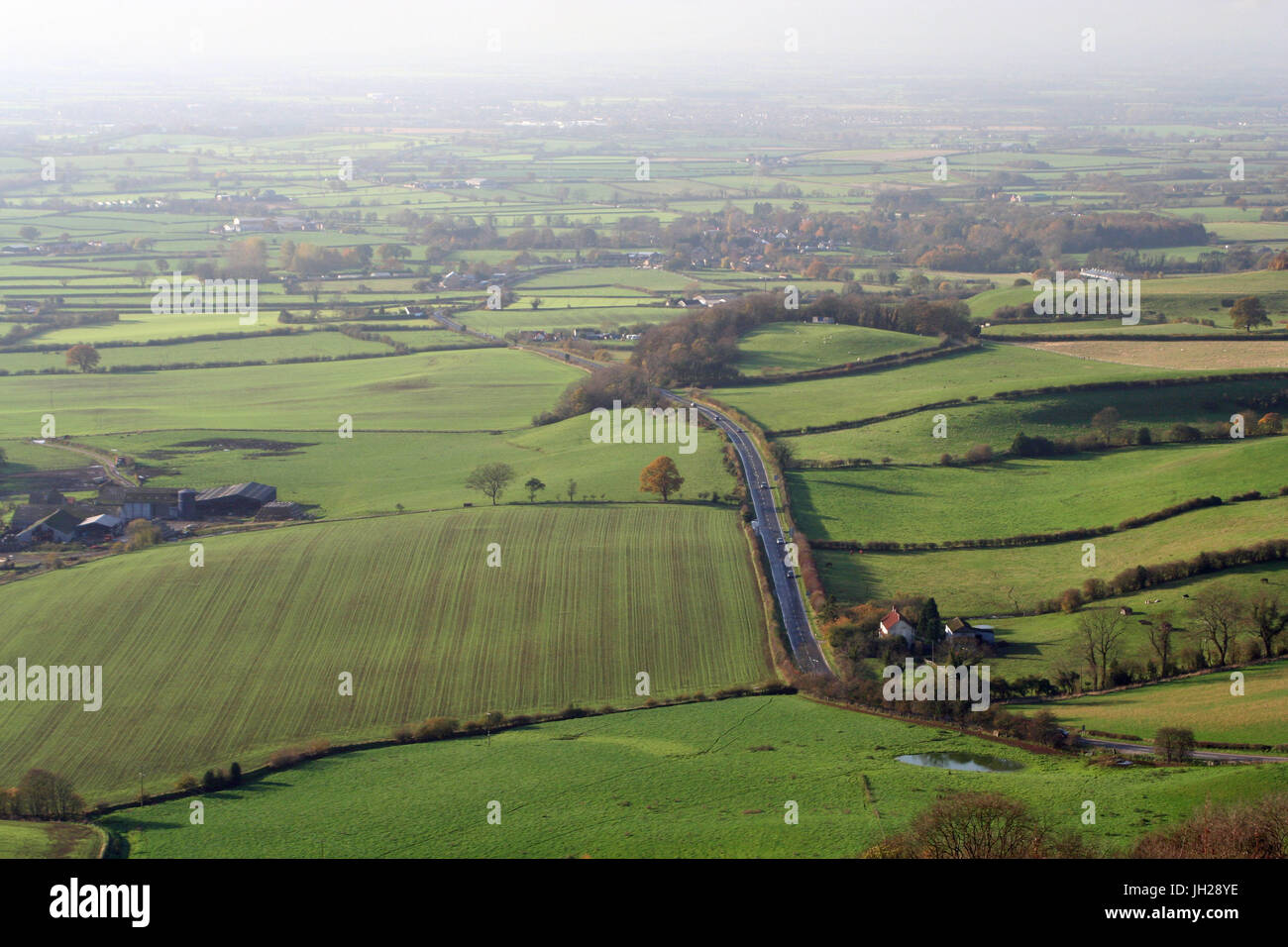 Views from the top of Sutton Bank Stock Photo - Alamy
