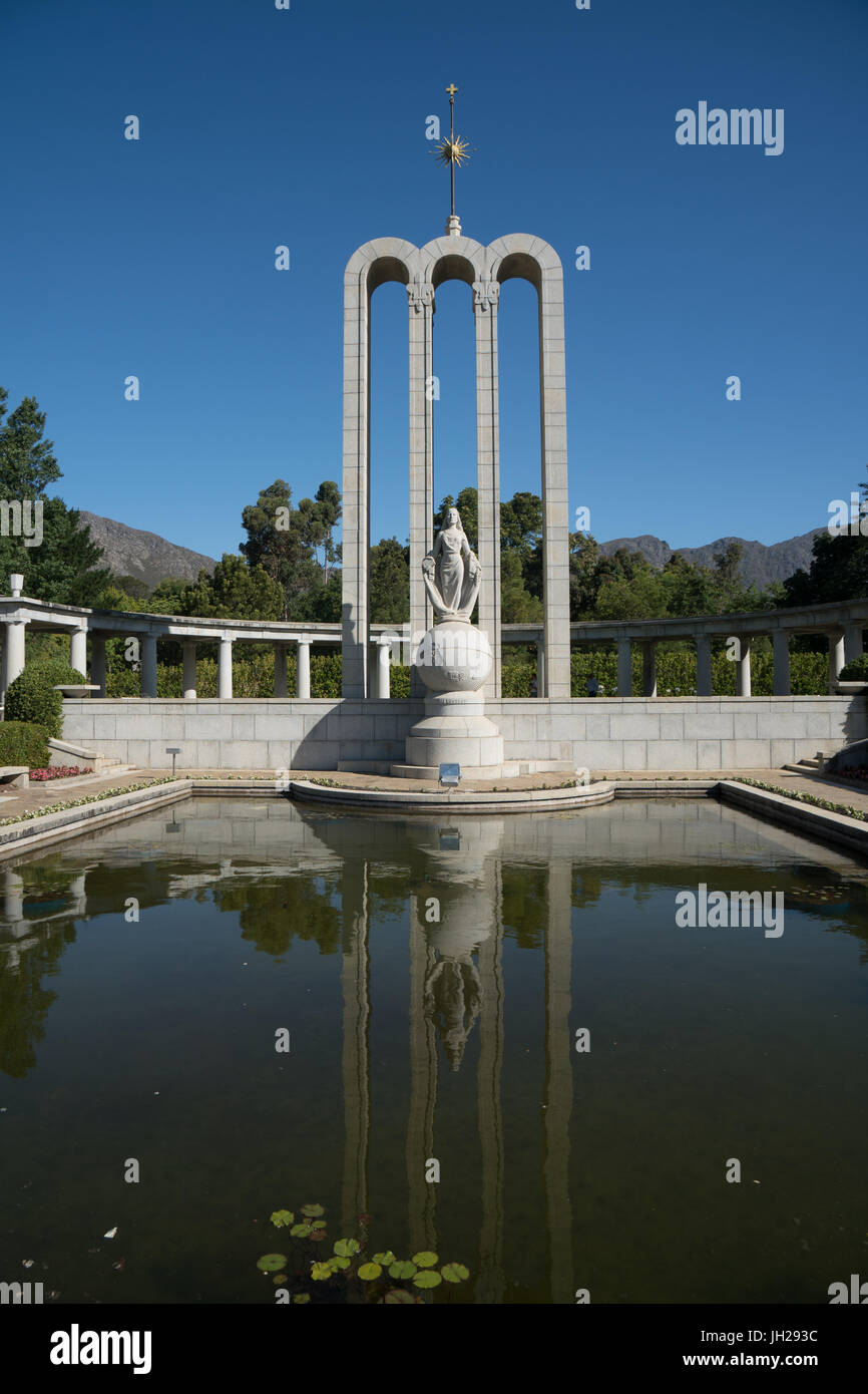 Huguenot Monument, Franschoek, Western Cape, South Africa, Africa Stock ...