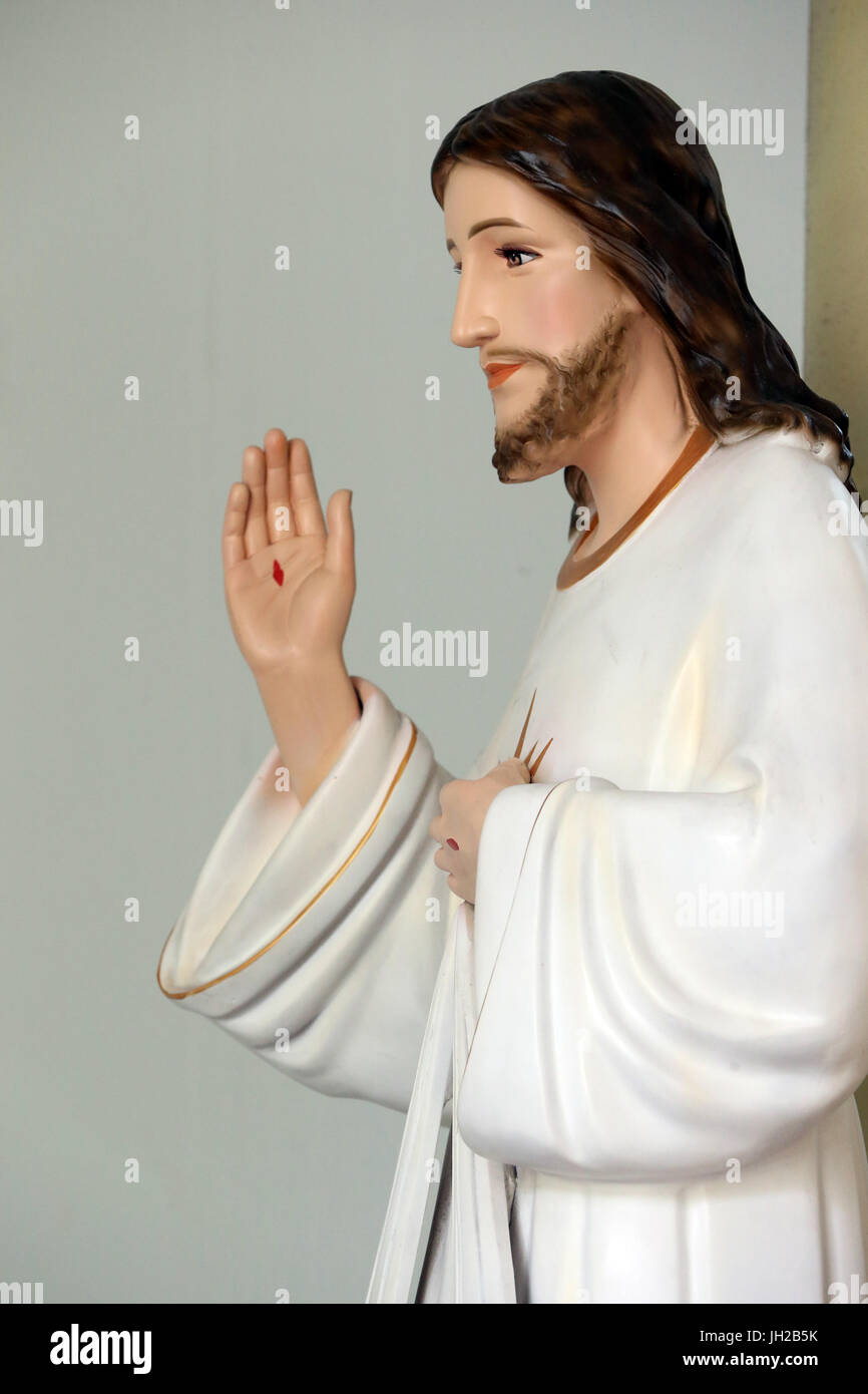 Christ blessing statue hi-res stock photography and images - Alamy