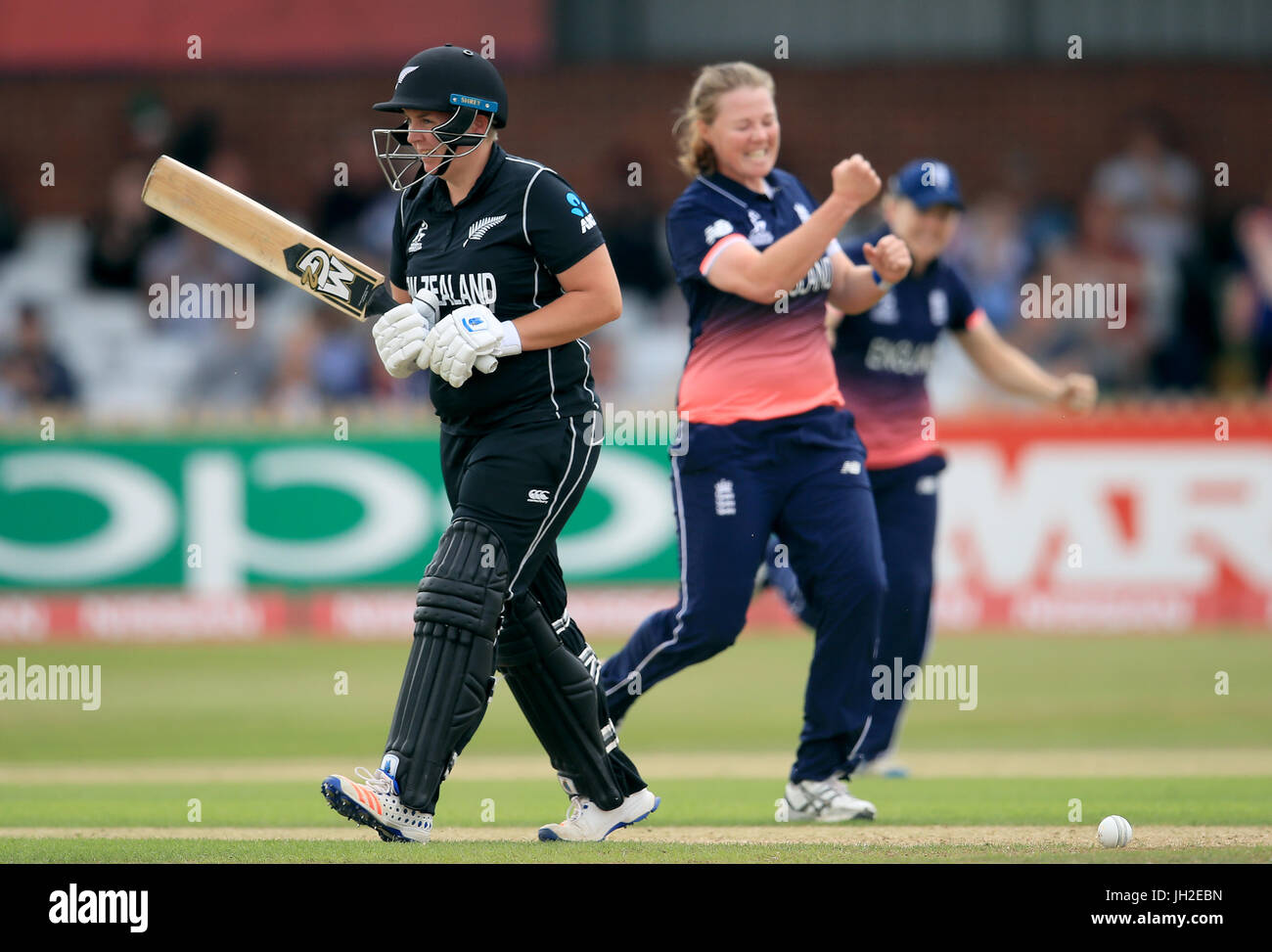 New Zealand's Rachel Priest leaves the field during the Women's World ...