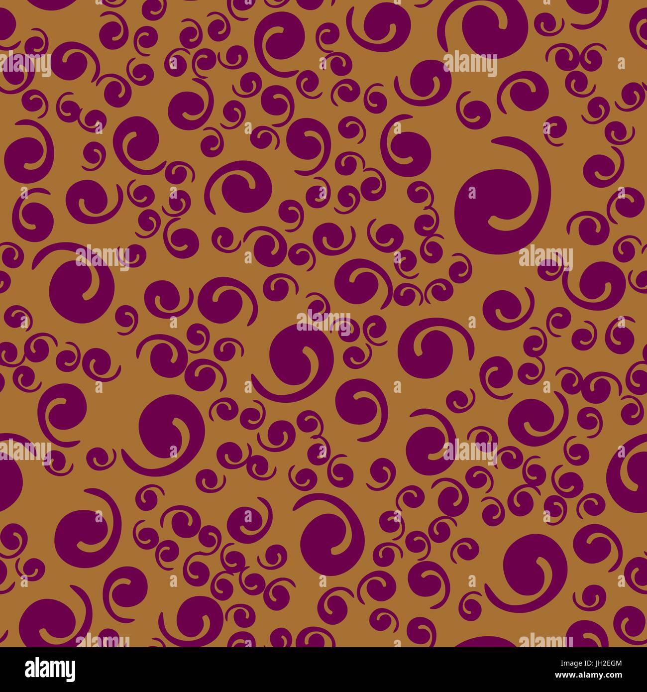 Wrapping Paper Violet curved shapes seamless tile Stock Vector Image ...