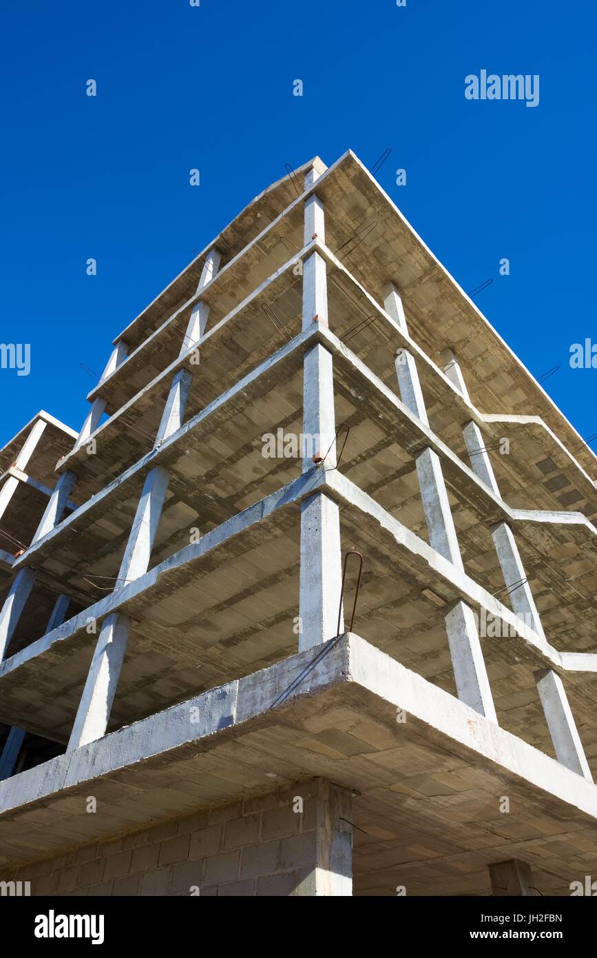 Reinforced Concrete Frame Structure Stock Photos & Reinforced Concrete ...
