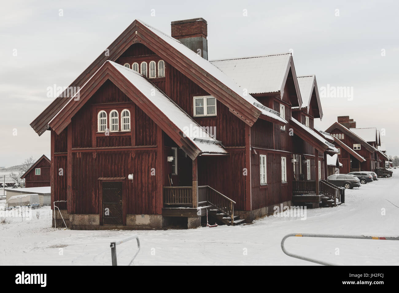 Scandinavian cabin snow hi-res stock photography and images - Alamy