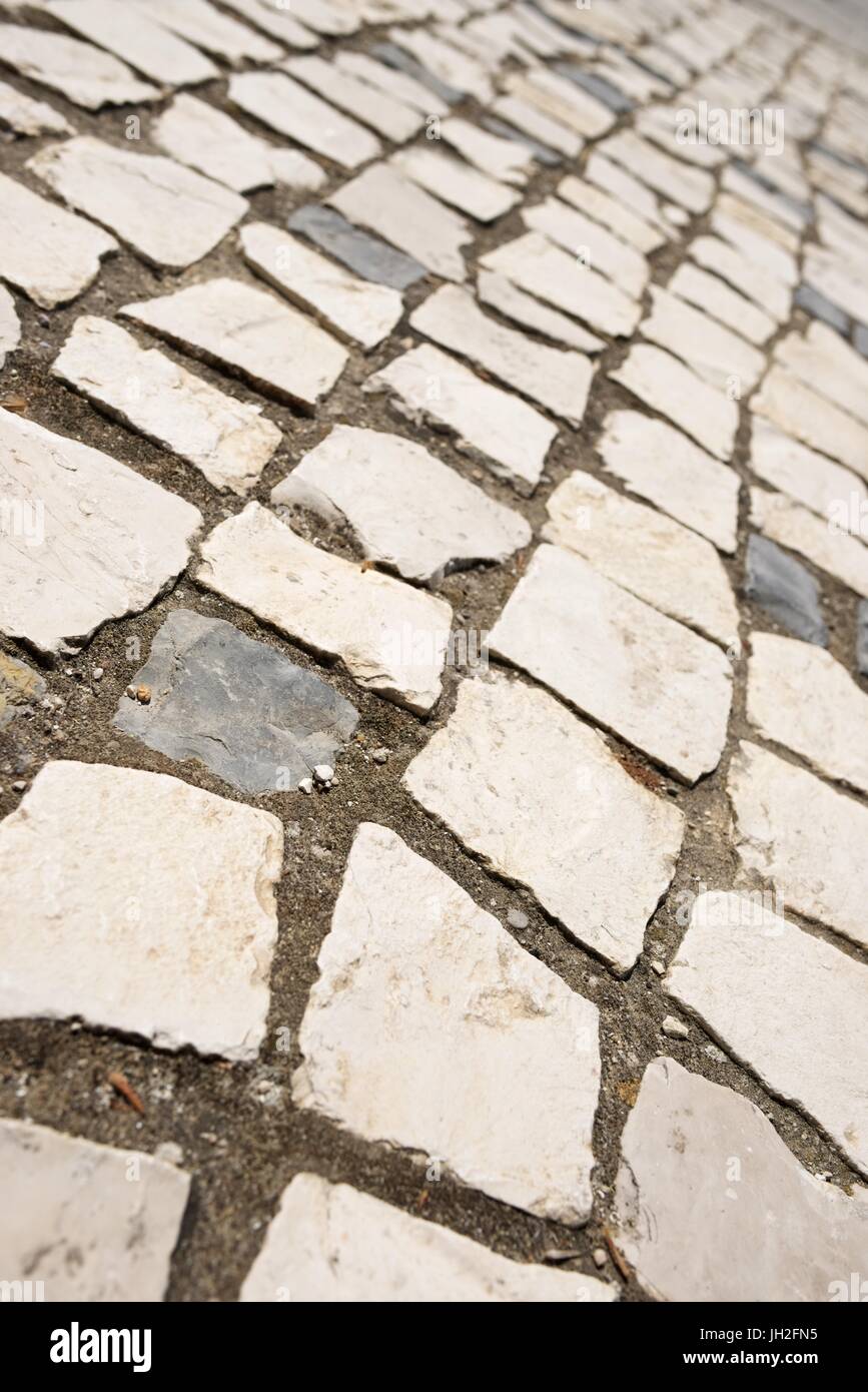 Floor of a street with stone tiles Stock Photo - Alamy