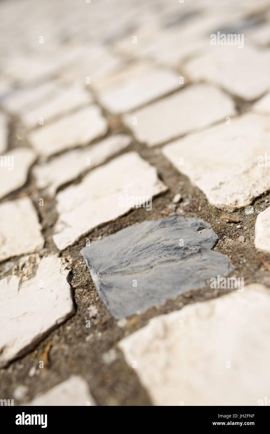 Floor of a street with stone tiles Stock Photo - Alamy