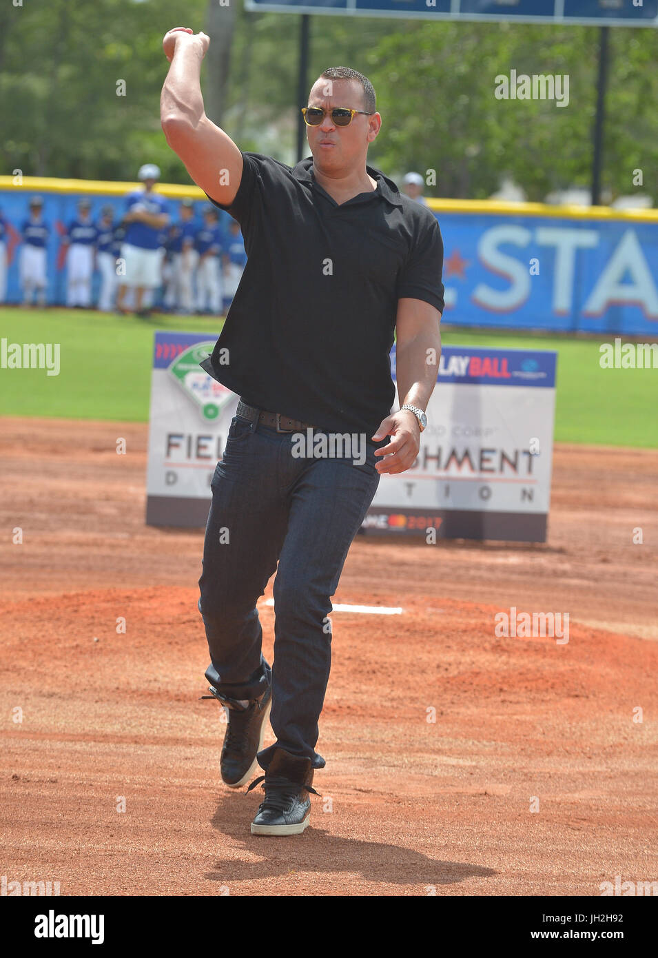 Miami, FL, USA. 11th July, 2017. Alex Rodriguez (A-Rod) attends the All ...