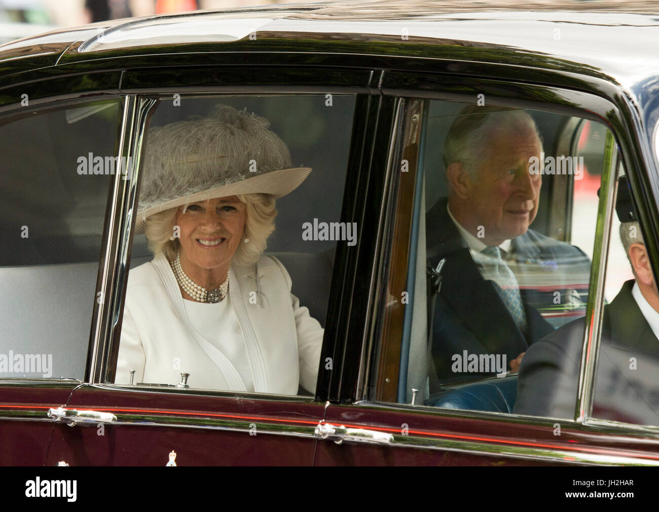 London, UK. 12th Jul, 2017. 12 July 2017. Prince Charles and Camilla in ...