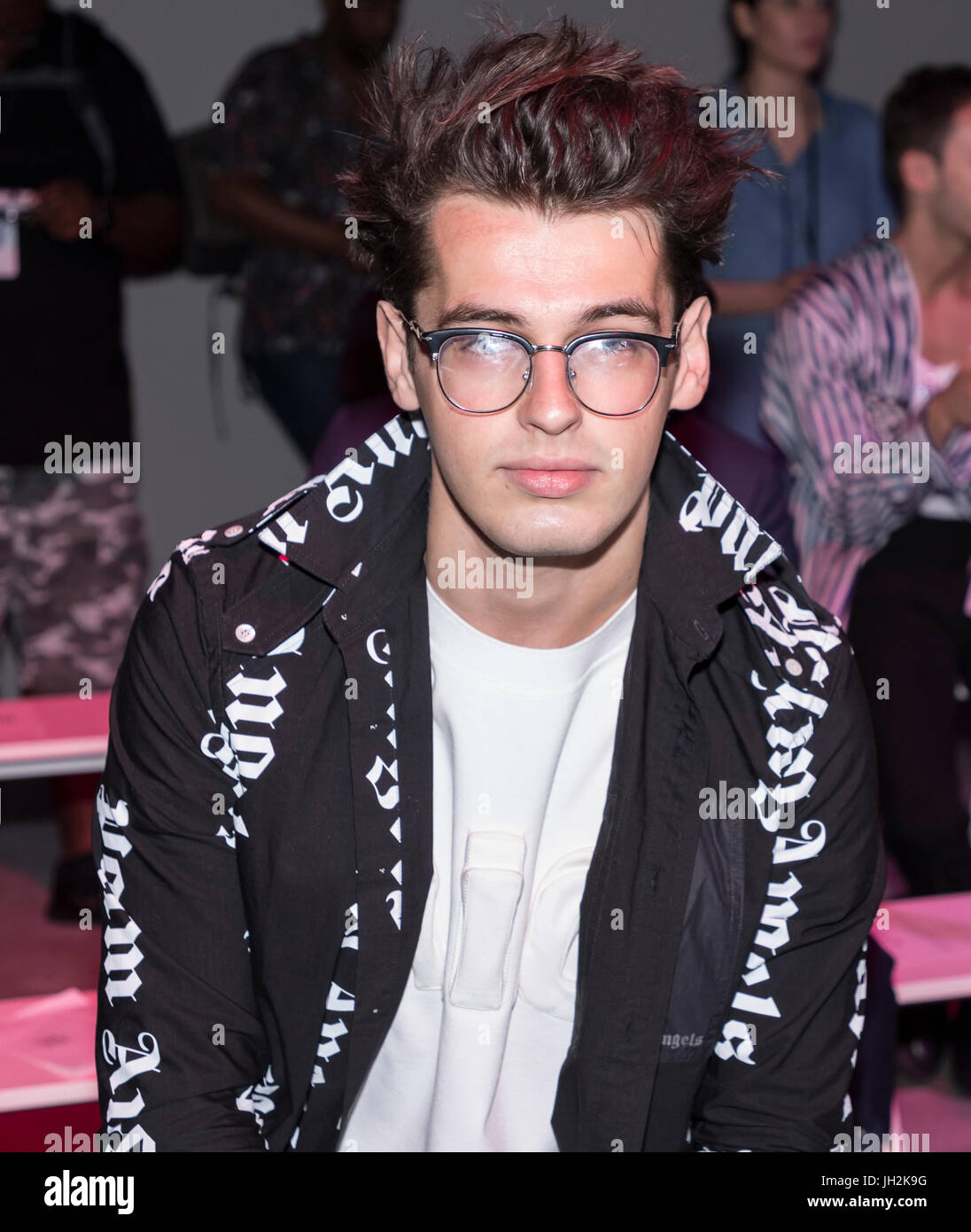 New York, USA. 11th Jul, 2017. Blake Steven attends Feng Chen Wang ...