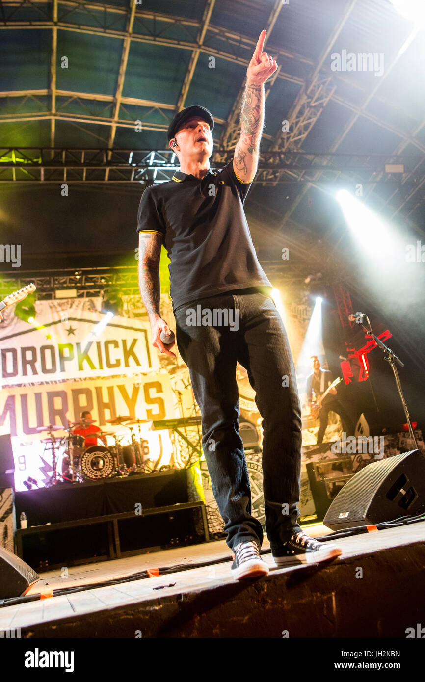 Milan, Italy. 11th July, 2017. The American celtic punk band DROPKICK ... Milan, Italy. 11th July, 2017. The American celtic punk band DROPKICK ...