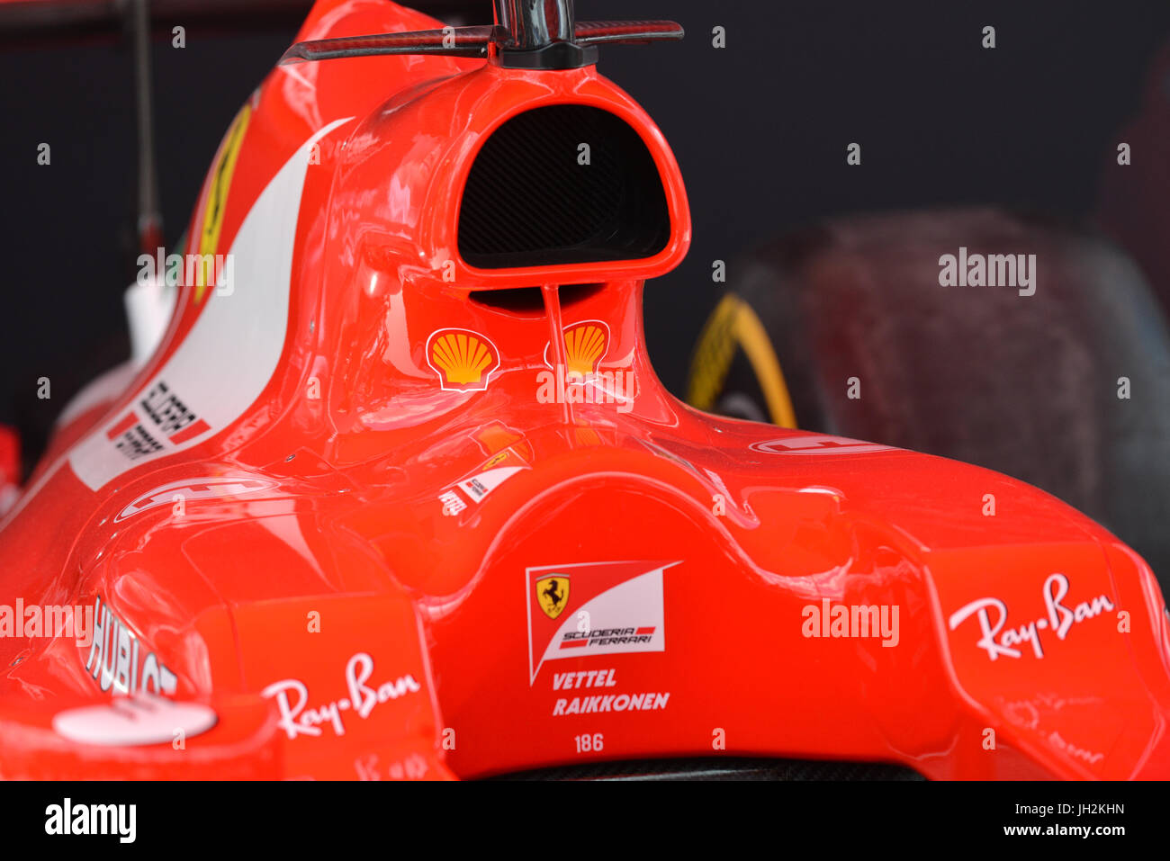 London, UK. 12th July 2017. Formula 1 Live London in Trafalgar Square ...
