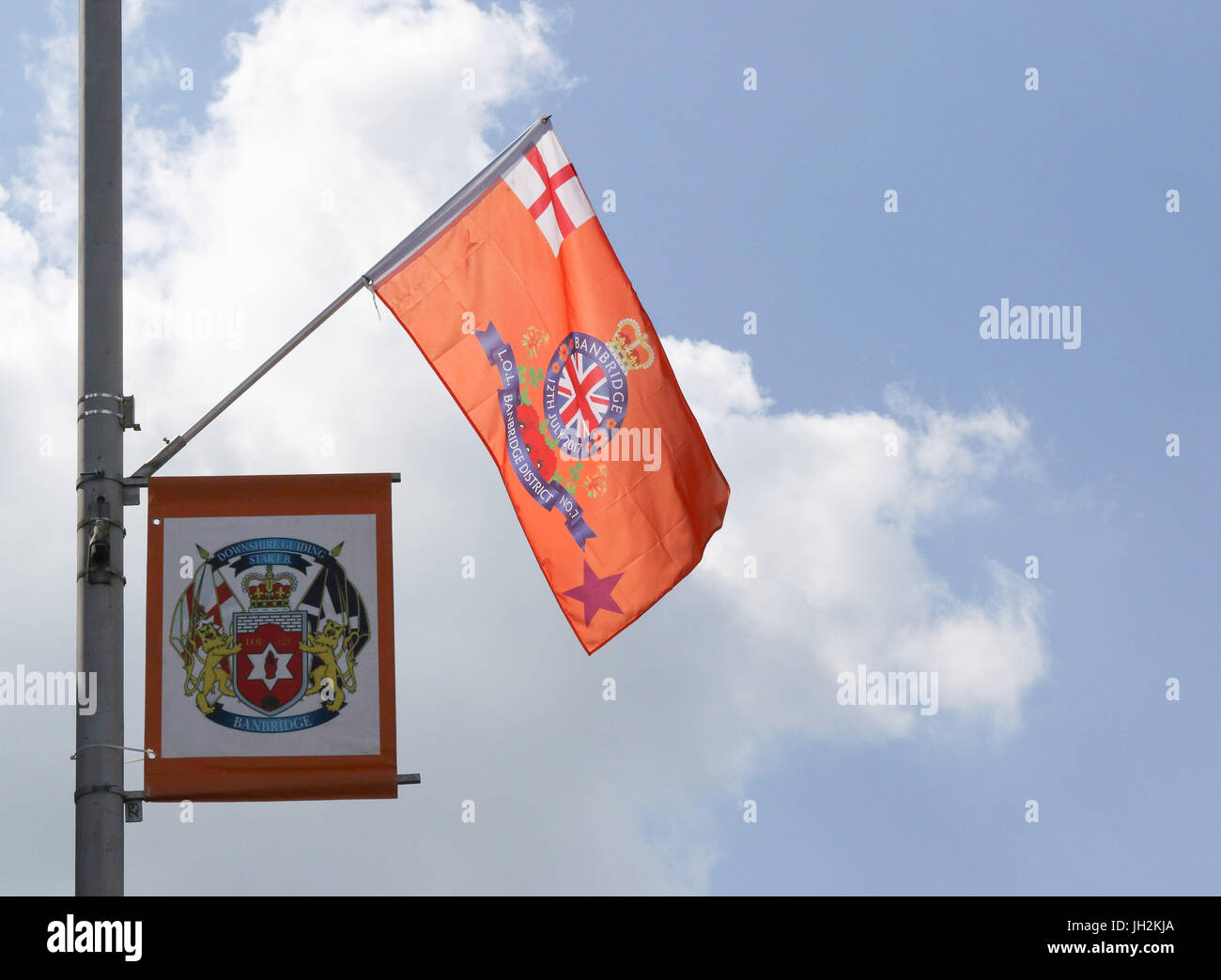 Orange flags and emblems hi-res stock photography and images - Alamy