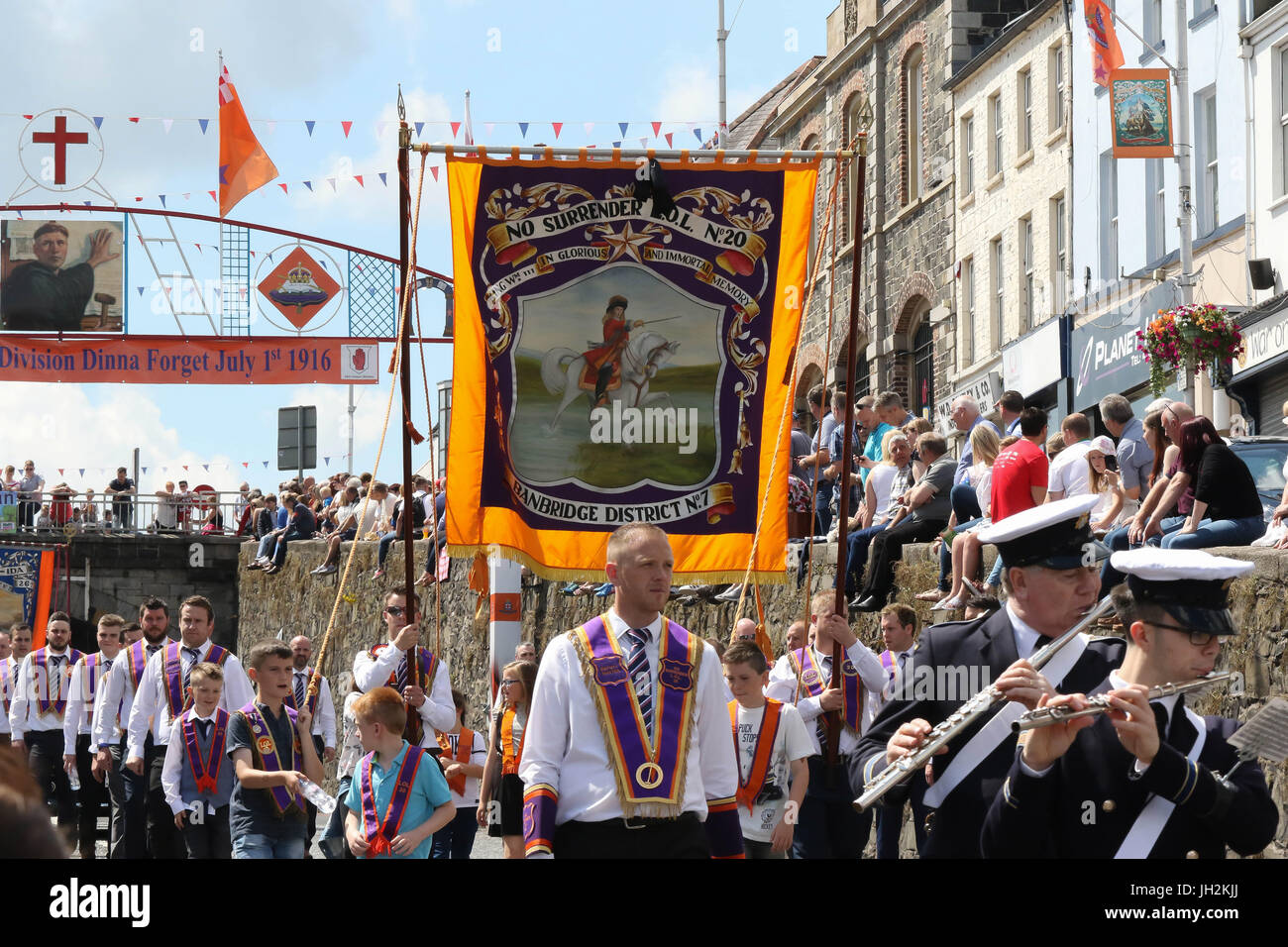 Banbridge, County Down, Northern Ireland. 12th July 2017. The Twelfth ...