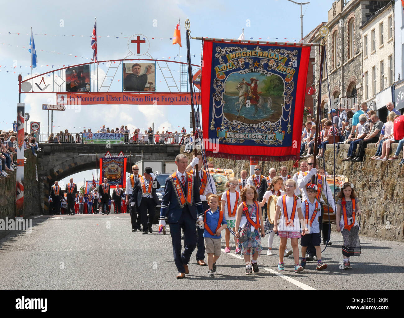 Banbridge, County Down, Northern Ireland. 12th July 2017. The Twelfth ...
