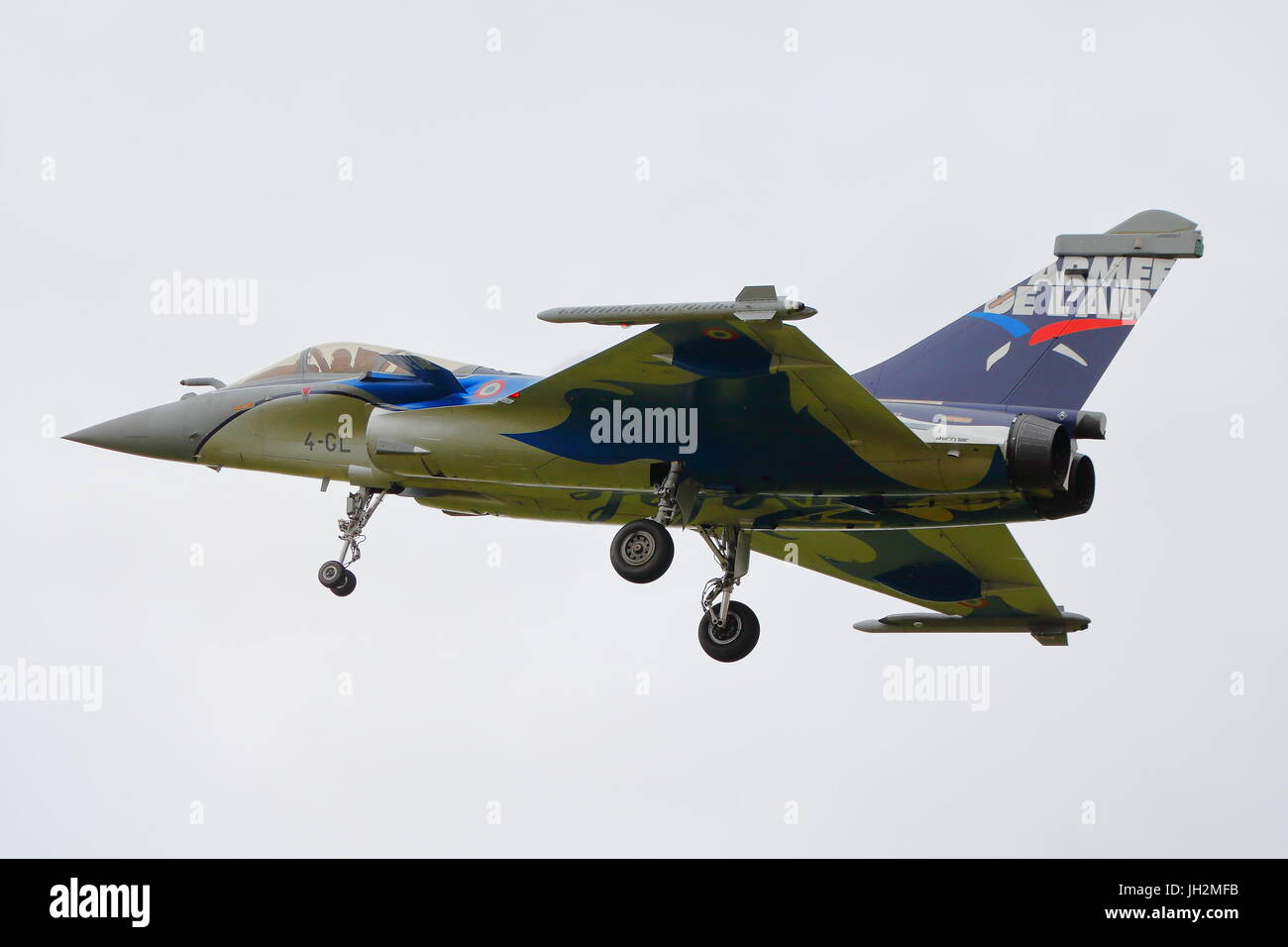 RAF Fairford, Gloucestershire, UK. 12th July 2017. A Dassault Rafale C ...
