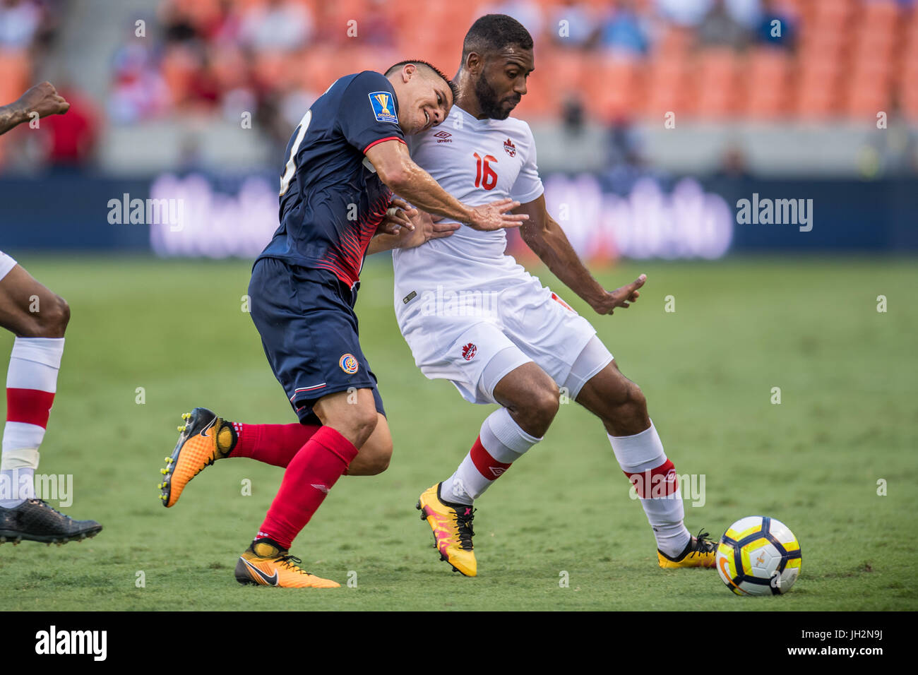 Houston, Texas, USA. 11th July, 2017. Costa Rica midfielder DAVID ...