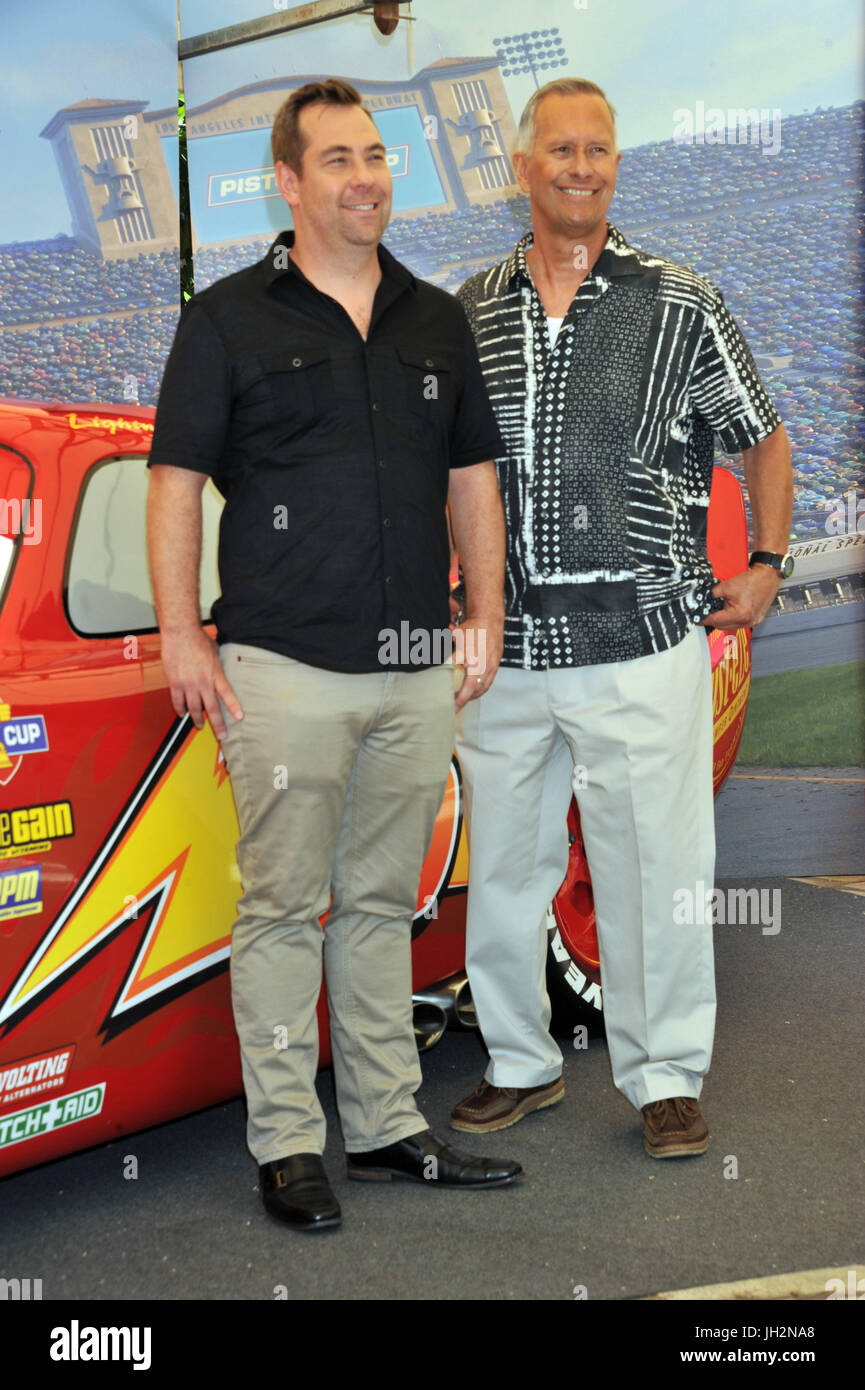 Roma, Photocall "Cars 3 " . Pictured : Brian Fee; Kevin Reher Stock ...