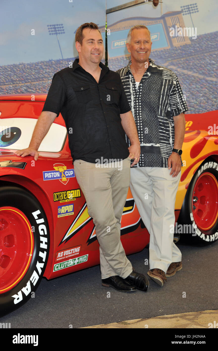 Roma, Photocall "Cars 3 " . Pictured : Brian Fee; Kevin Reher Stock ...