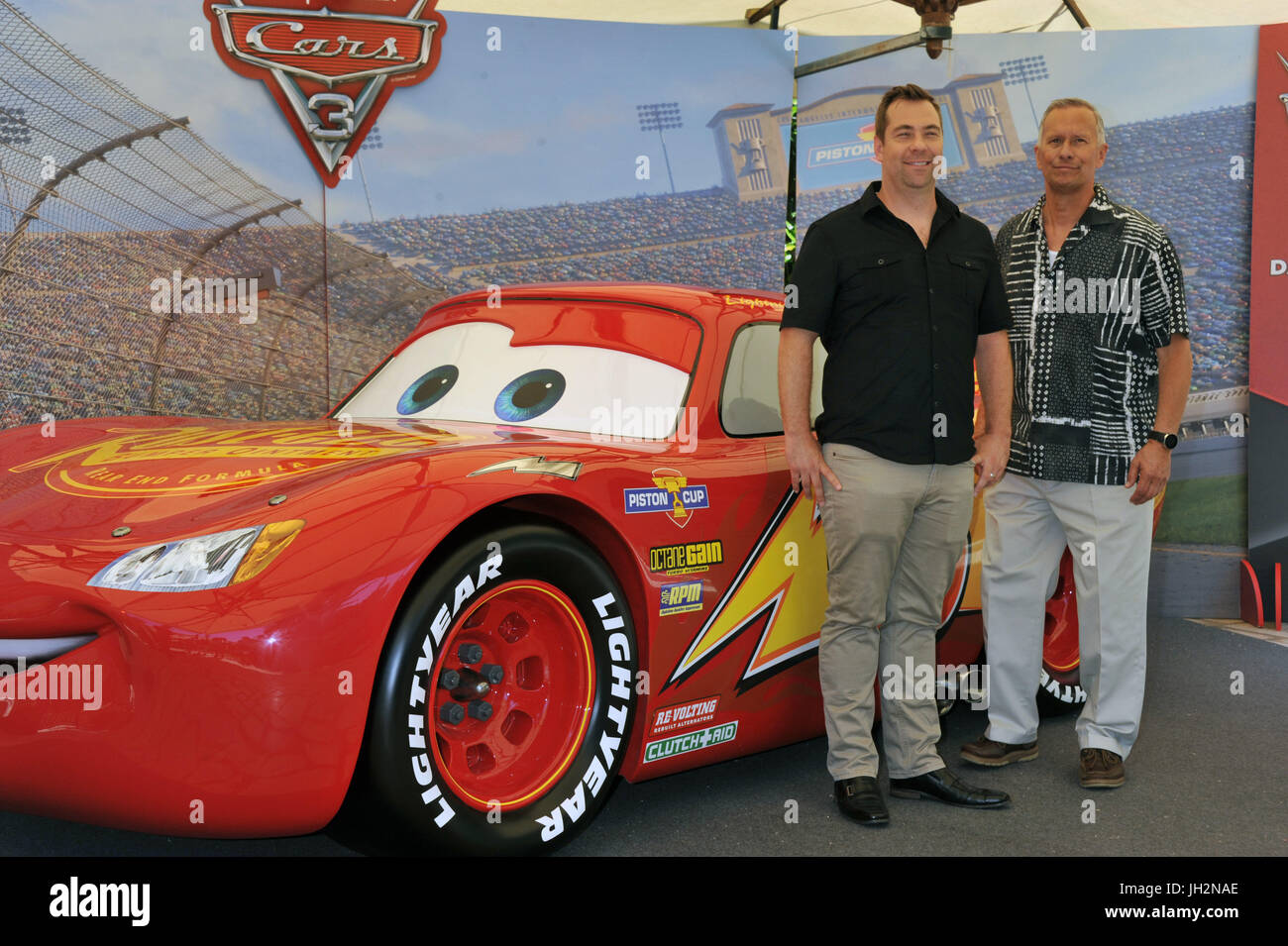 Roma, Photocall "Cars 3 " . Pictured : Brian Fee; Kevin Reher Stock ...
