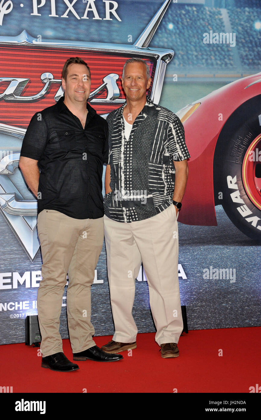 Roma, Photocall "Cars 3 " . Pictured : Brian Fee; Kevin Reher Stock ...