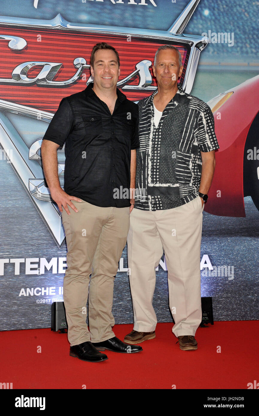 Roma, Photocall "Cars 3 " . Pictured : Brian Fee; Kevin Reher Stock ...