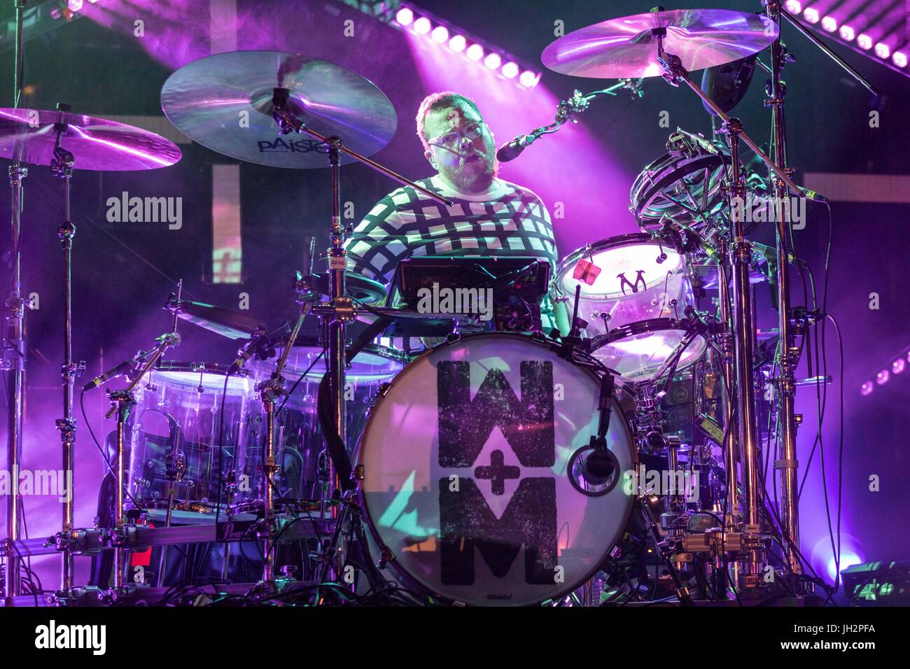 Milwaukee, Wisconsin, USA. 7th July, 2017. SEAN WAUGAMAN of Walk the ...