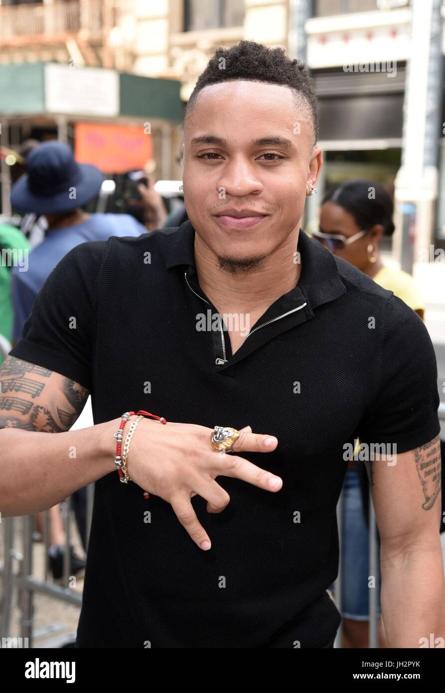 New York, NY, USA. 12th July, 2017. Rotimi Akinosho, out promoting ...