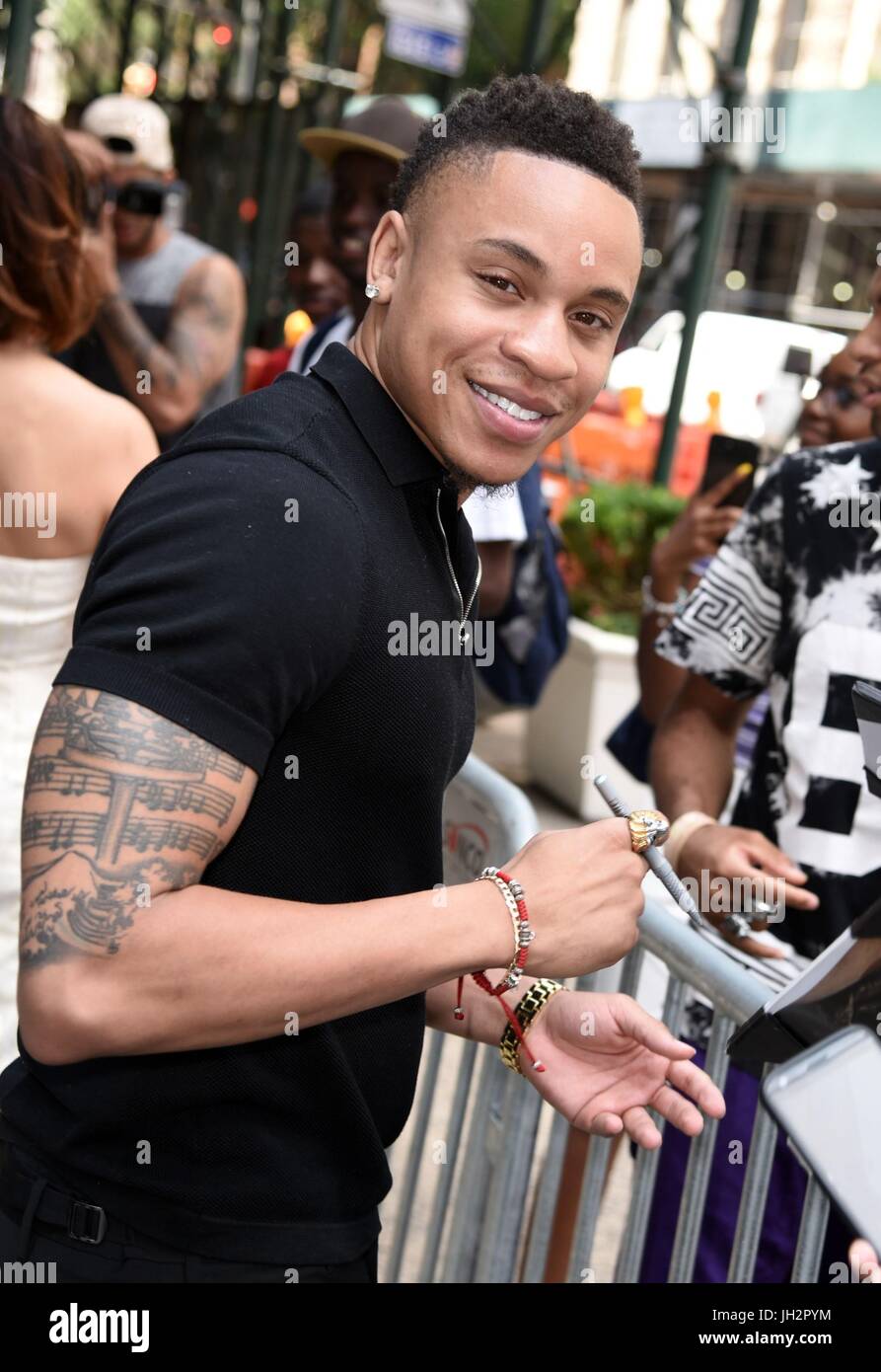 New York, NY, USA. 12th July, 2017. Rotimi Akinosho, out promoting ...