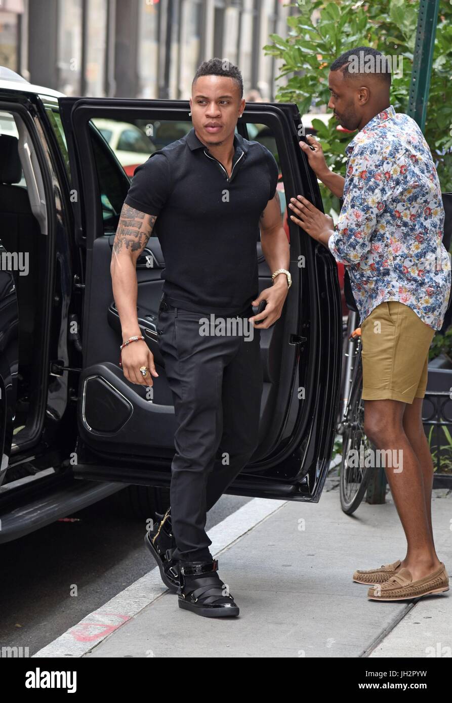 New York, NY, USA. 12th July, 2017. Rotimi Akinosho, out promoting ...