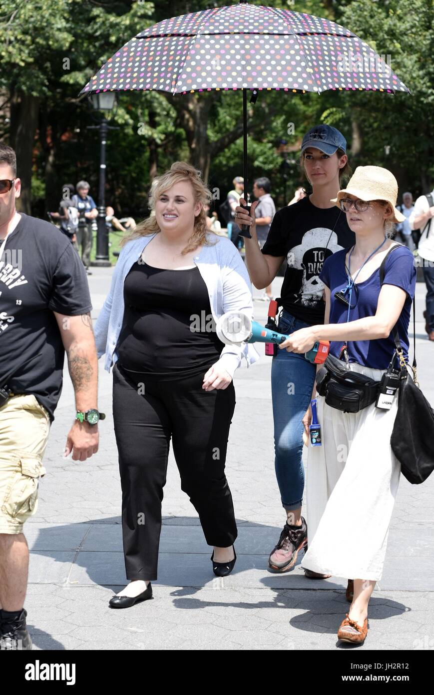 New York, NY, USA. 12th July, 2017. Rebel Wilson, on location for "Isn ...