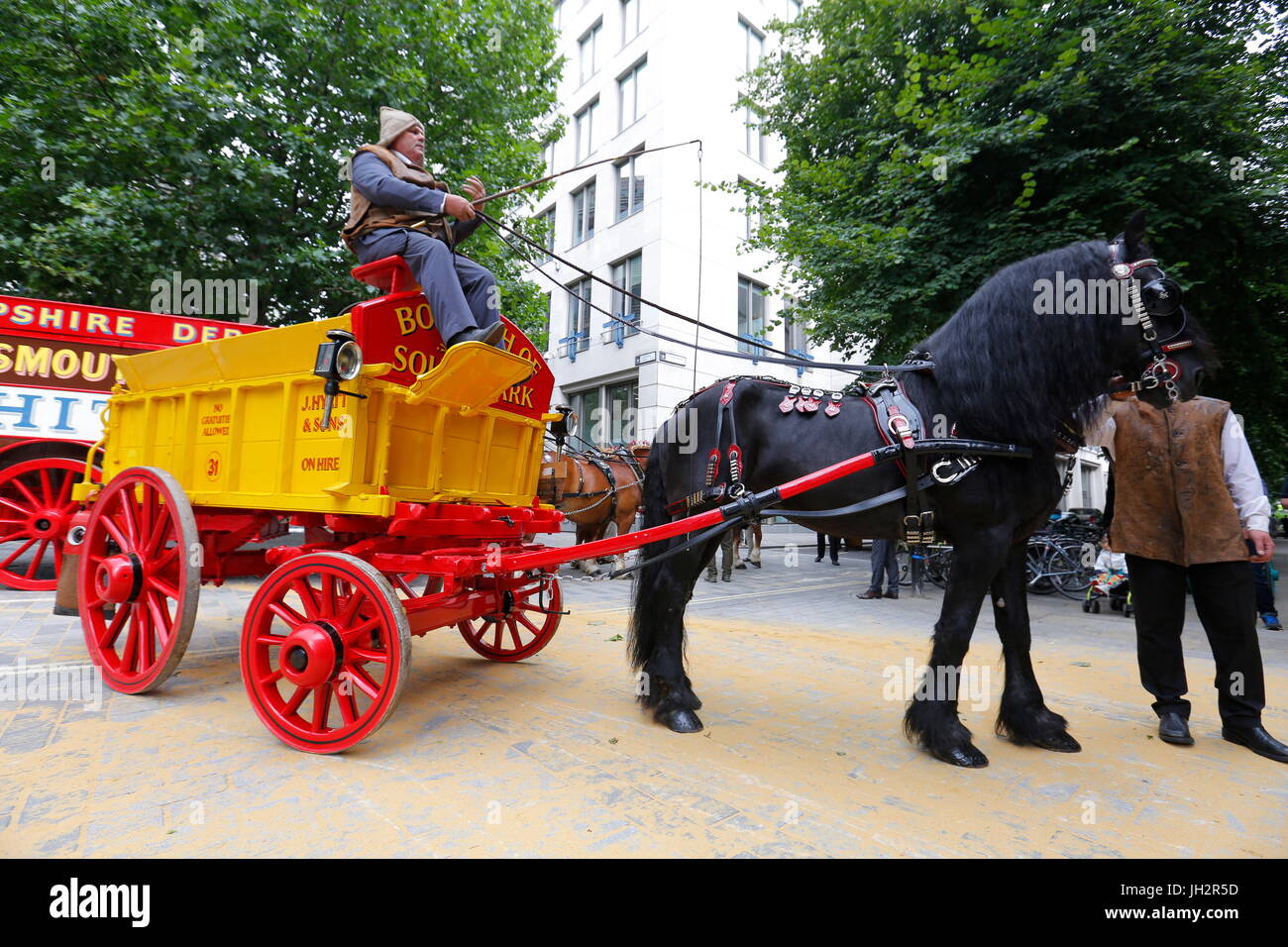 London, UK. 12th Jul, 2017. At the City of London Guildhall yard ...