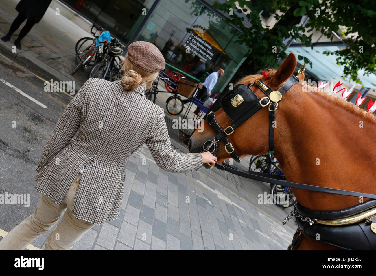 London, UK. 12th Jul, 2017. At the City of London Guildhall yard ...