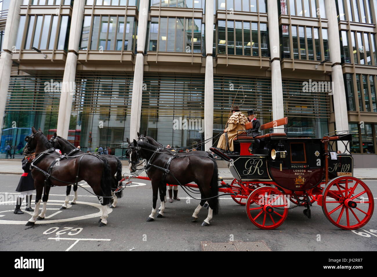 London, UK. 12th Jul, 2017. At the City of London Guildhall yard ...