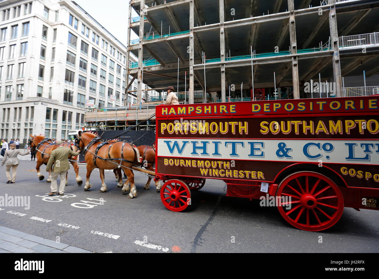 London, UK. 12th Jul, 2017. At the City of London Guildhall yard ...
