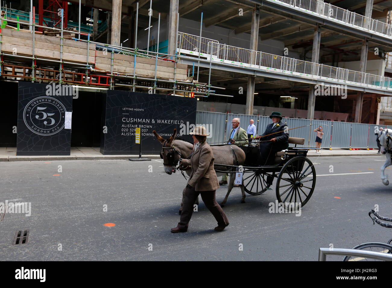 London, UK. 12th Jul, 2017. At the City of London Guildhall yard ...