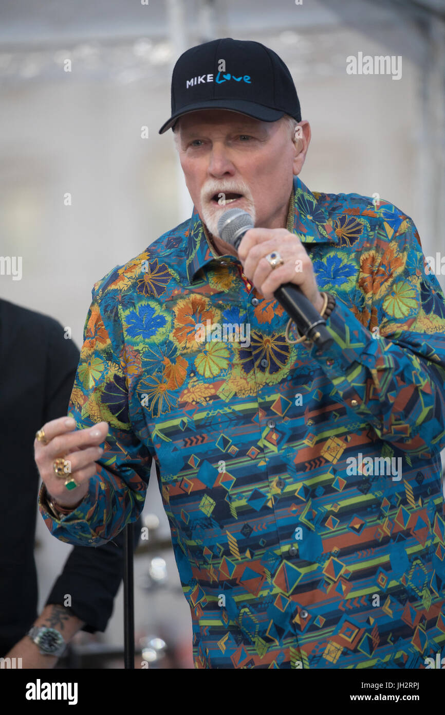 Mike Love of the Beach Boys. The Beach Boys sang several of their ...