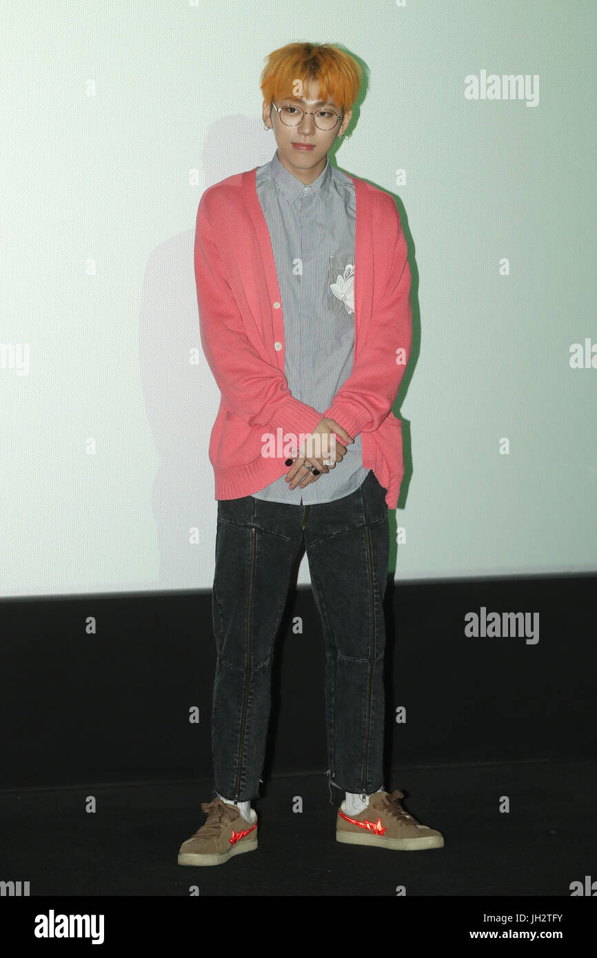 S. Korean rapper Zico Zico, a member of South Korean boy group Block B, poses for a photo during ...