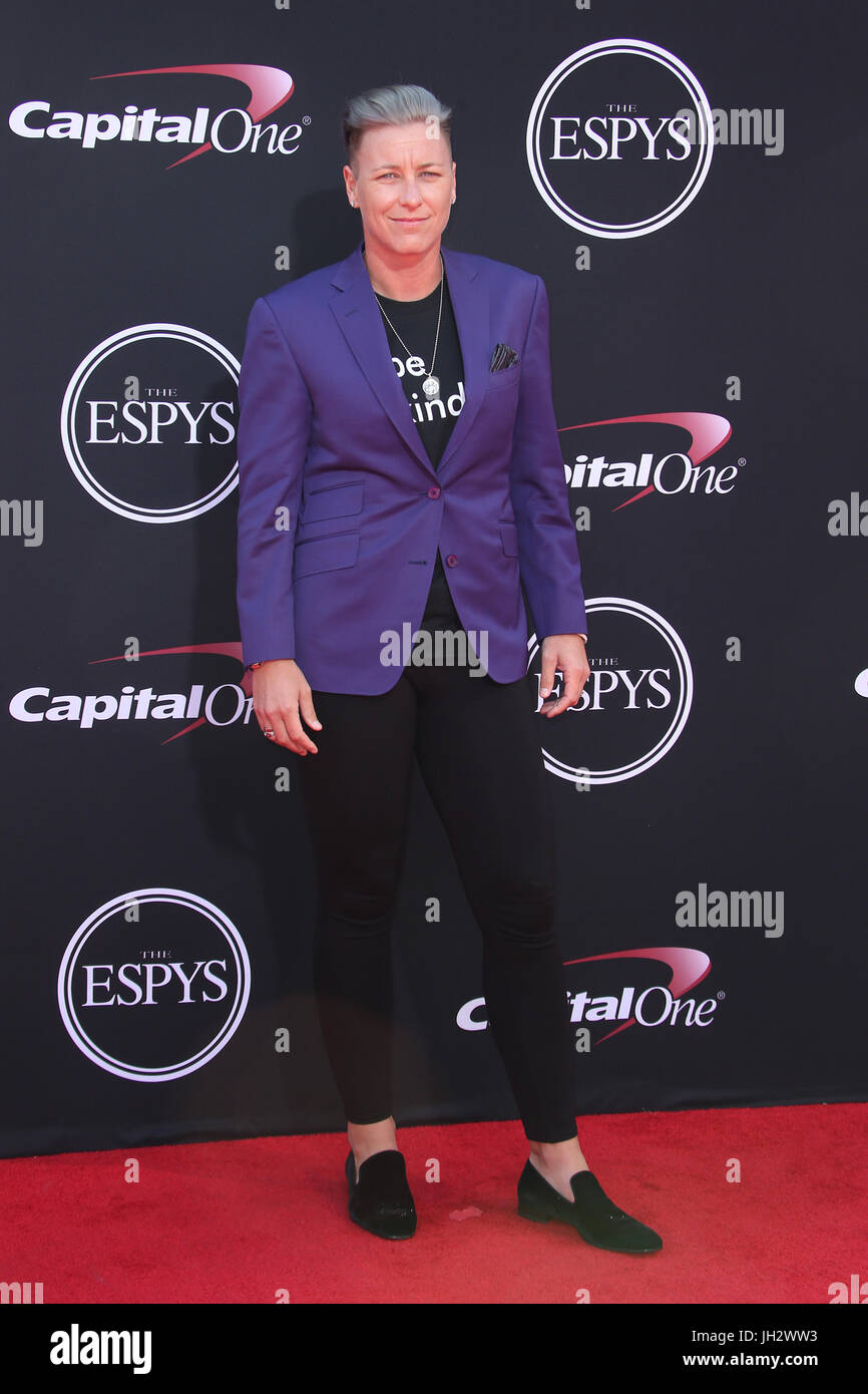 Los Angeles, Ca, USA. 12th July, 2017. Abby Wambach at The 25th ESPYS ...