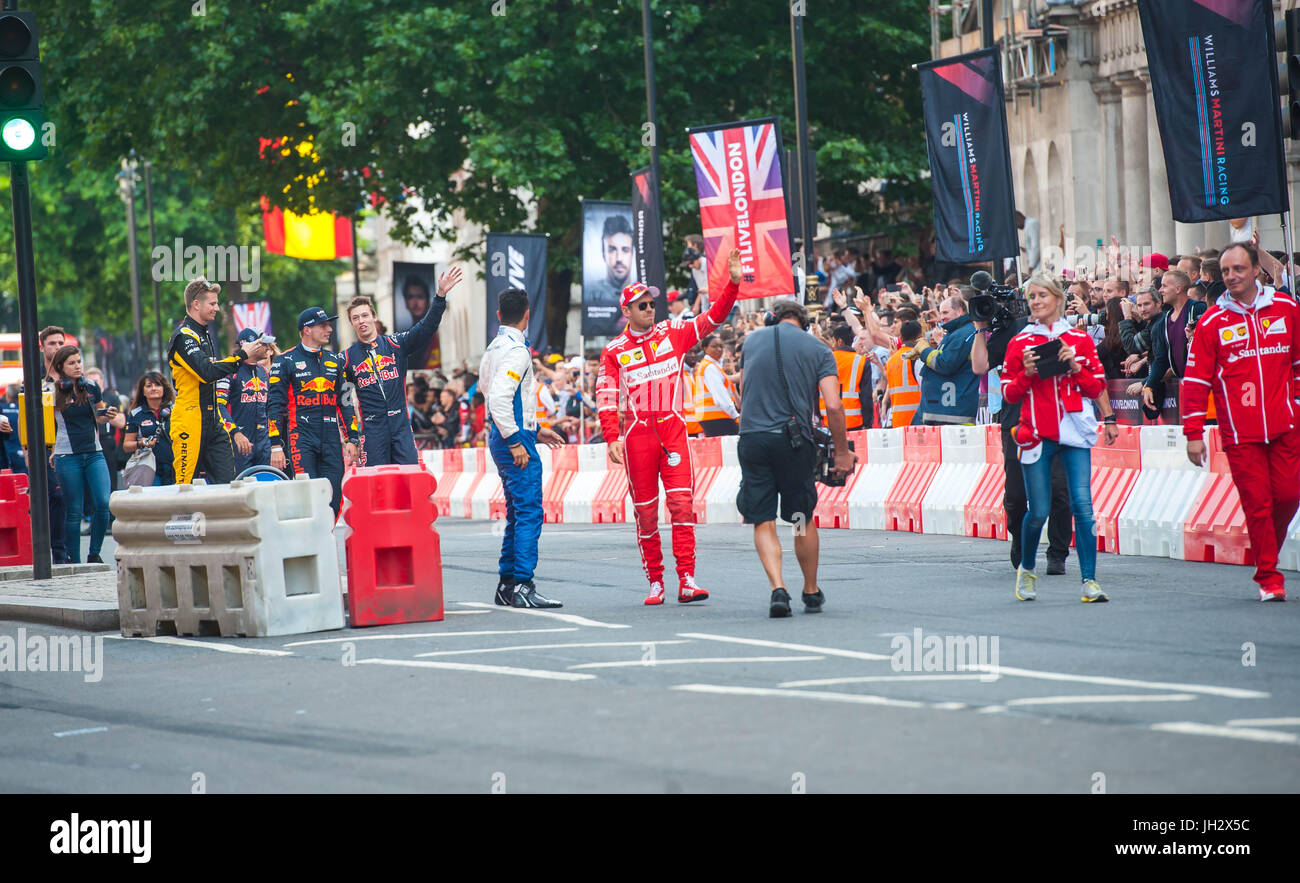 Trafalgar Square, London, United Kingdom. 12th July 2017. Sebastian ...