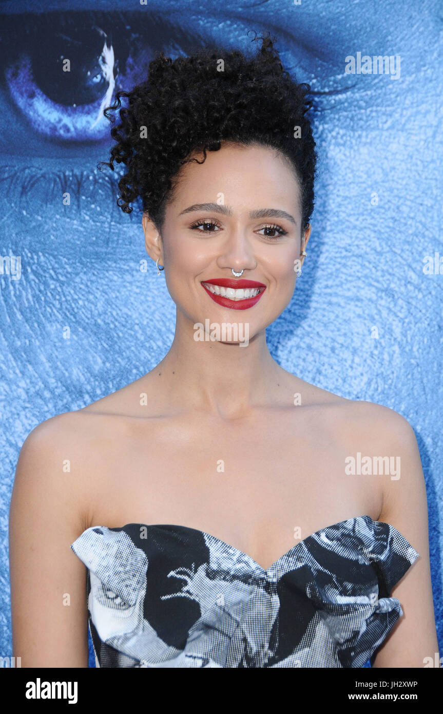 12 July 2017 - Los Angeles, California - Nathalie Emmanuel. HBO's "Game ...